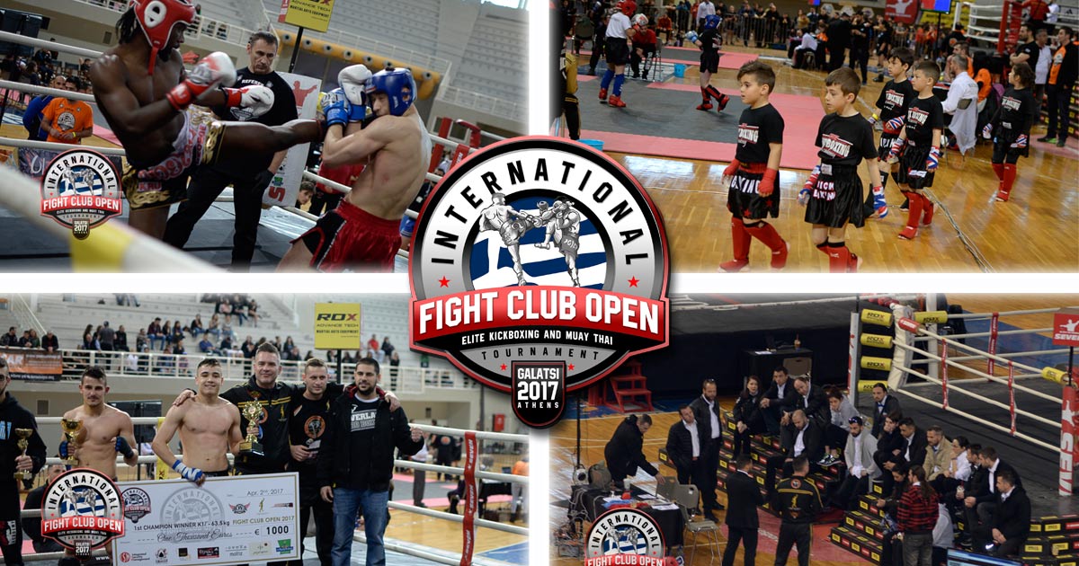 Αυλαία για το International Fight Club Open 2017 - fightclubgalatsi.gr